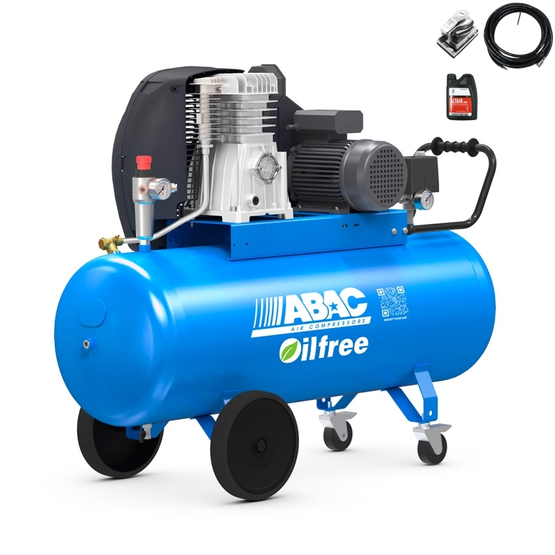 ABAC Pro A39B-0 200 CT4- Compressor 4 Horses Oil Free 200L
