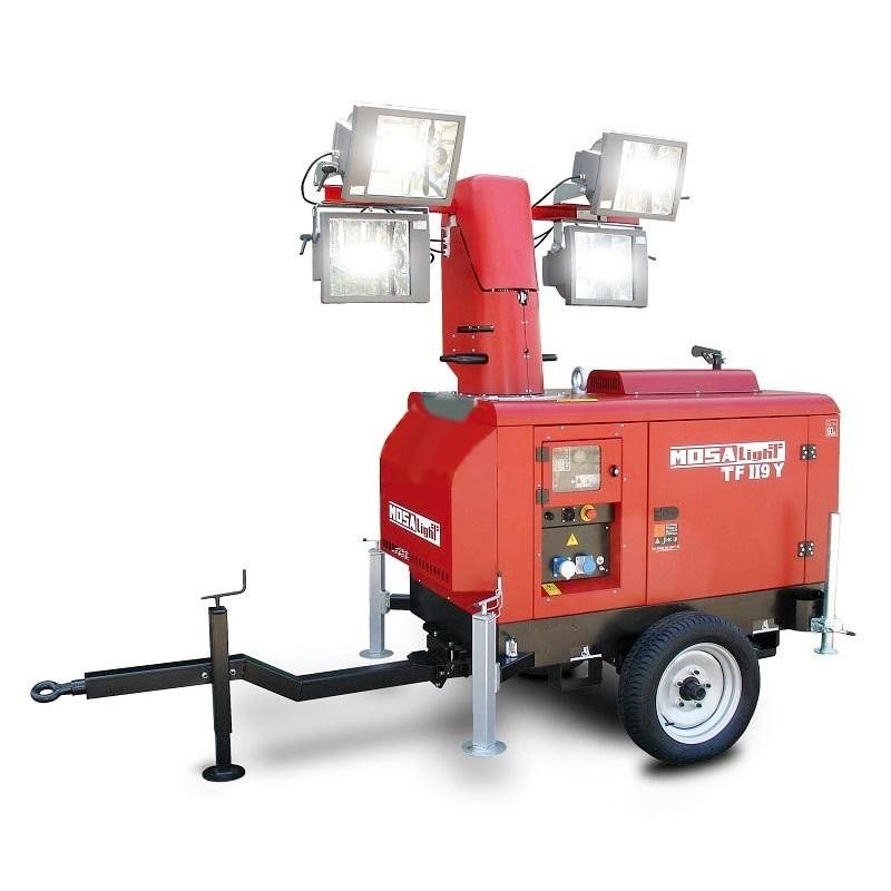 MOSA TF II 9 Y - Lighting Tower 9 m with Hook for Slow Towing