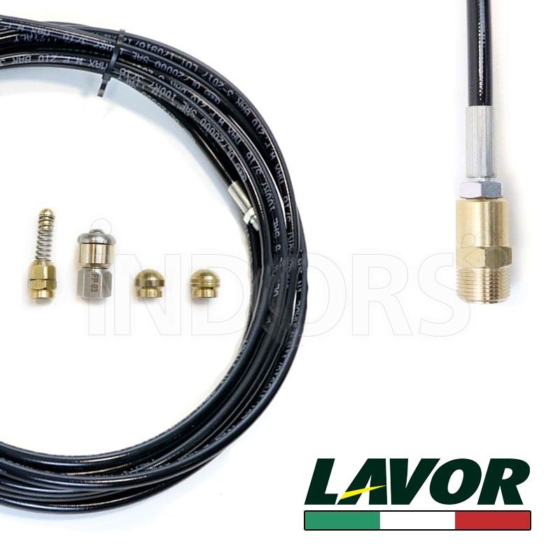 Pipe Cleaner Probe for Lavor PRO Pressure Washer M22 Connection