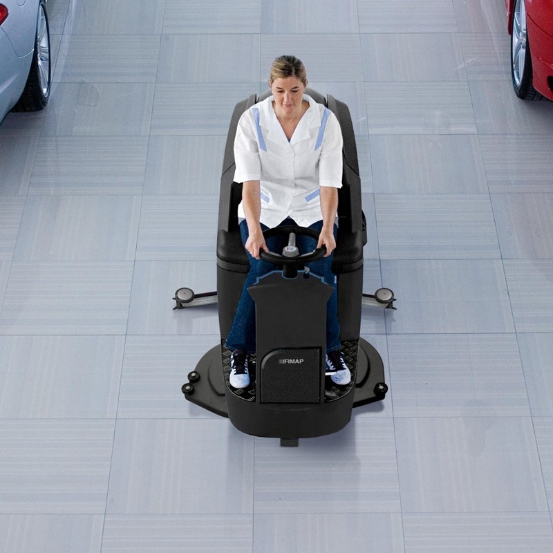 Fimap Mr100 B - Battery-Powered Industrial Floor Cleaner