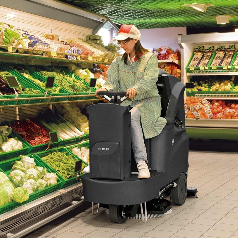 Fimap Mr100 B - Battery-Powered Industrial Floor Cleaner