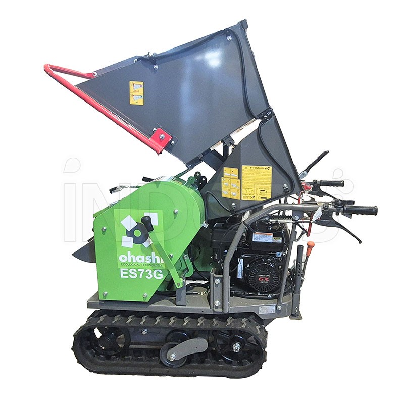 Ohashi ES73G - 6.5 HP Honda GX200 Professional Petrol Wood Chipper