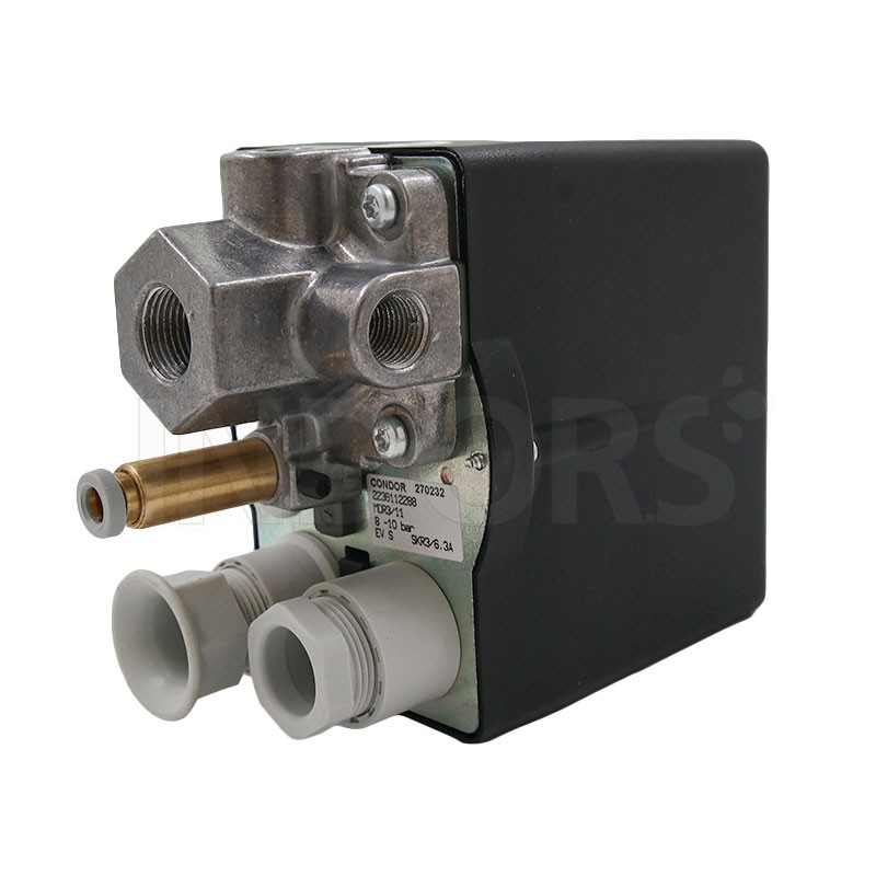 Abac 10 bar 4-way pressure switch 3/8'' connection for compressors
