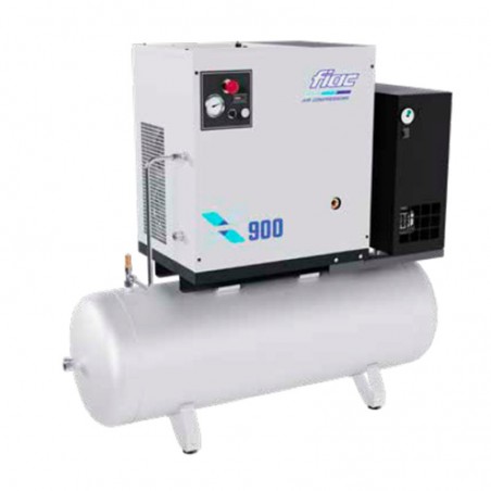 Fiac X 900 D Screw Compressor with Dryer 200L Tank