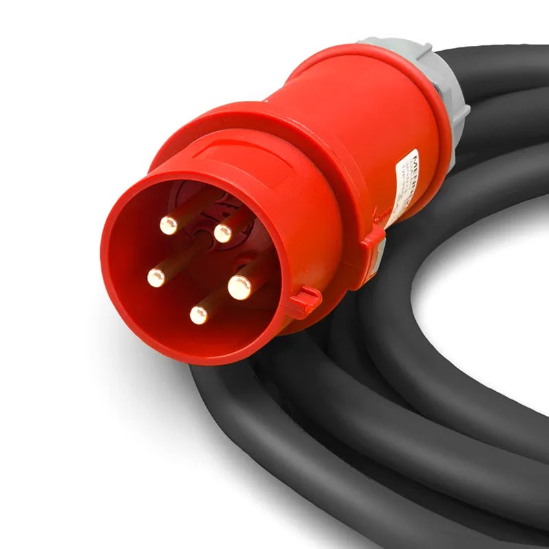 Trotec 7333000377 - Professional Extension Cord 6 m Three-Phase 400 V